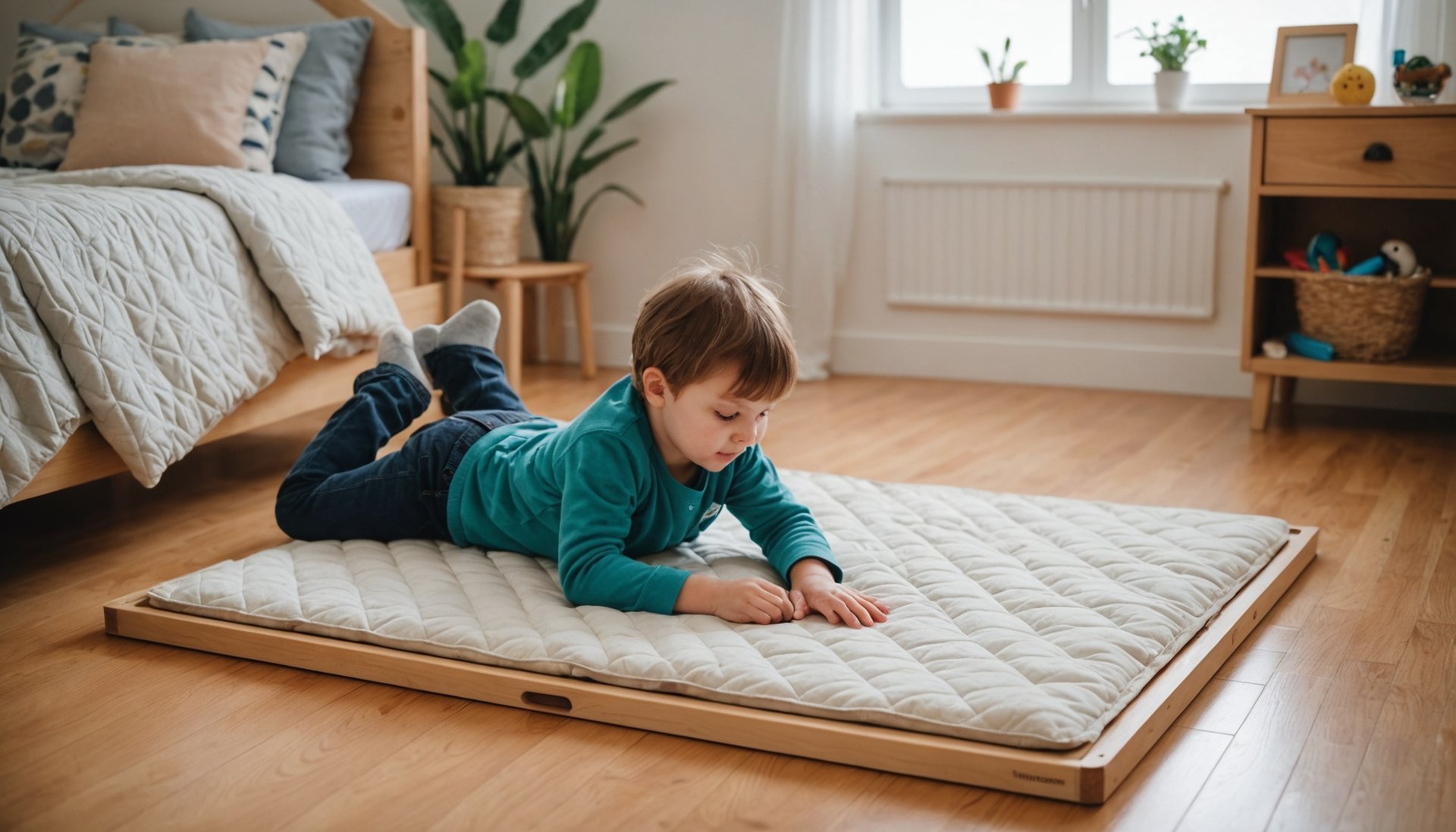 Les avantages insoupçonnés du lit au sol montessori - Styleecologique